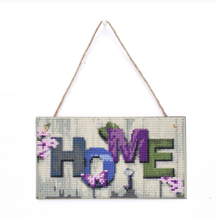 HOME tervetuloa-kyltti | Diamond painting – Happydiamondpainting.fi